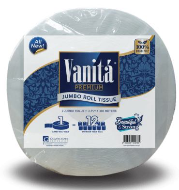 Vanita Bathroom Tissue 2 Ply 12 Rolls | Quanta Paper Corporation