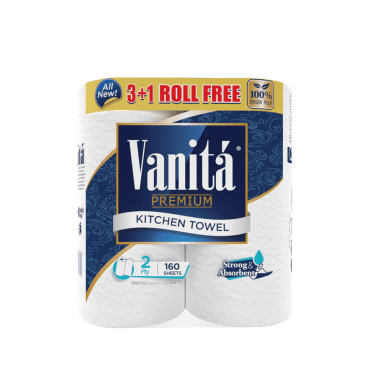 Vanita Bathroom Tissue 2 Ply 12 Rolls | Quanta Paper Corporation