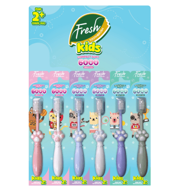 Fresh Kids Toothbrush Compact Soft 6,000 Bristles | Quanta Paper ...
