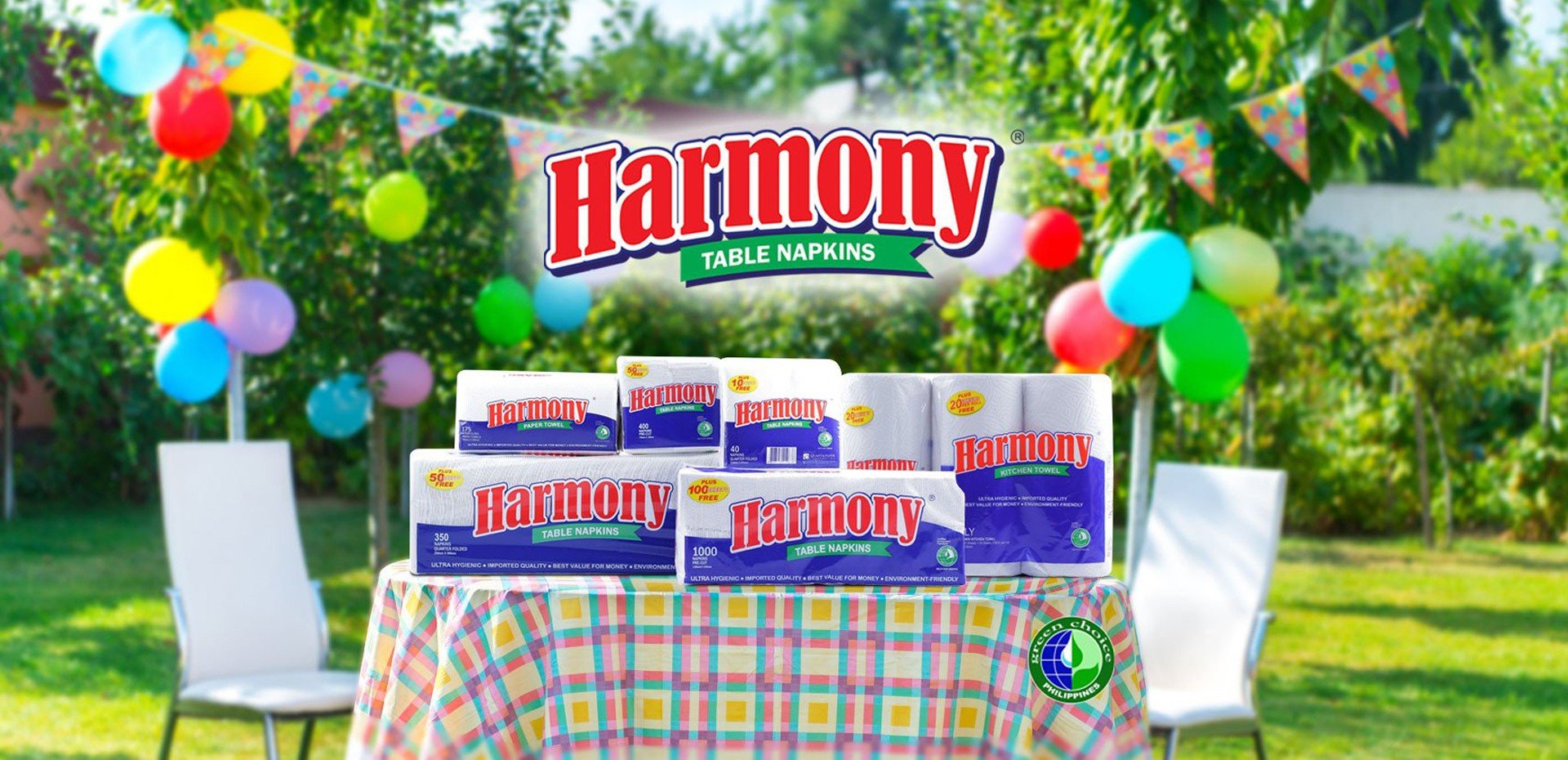 Harmony Table Napkin Pre-cut 1 Ply 1000 Sheets | Quanta Paper Corporation